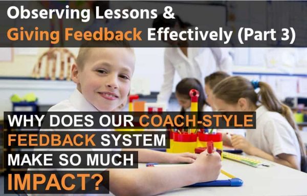 Want to Observe Lessons & Give Feedback Effectively?